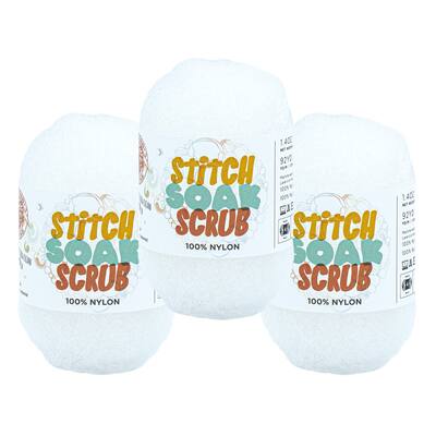 3 Pack Lion Brand® Stitch Soak Scrub Yarn, Color: Coconut Milk | Michaels