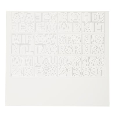 Large White Block Alphabet Stickers by Recollections™ | Michaels