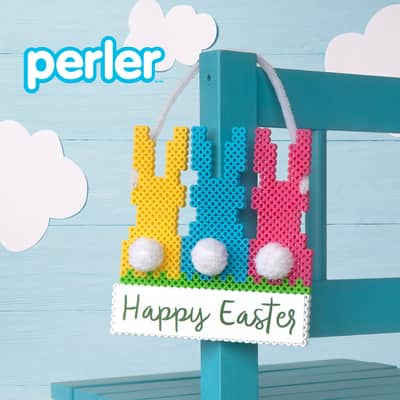 Perler™ Happy Easter Sign | Projects | Michaels
