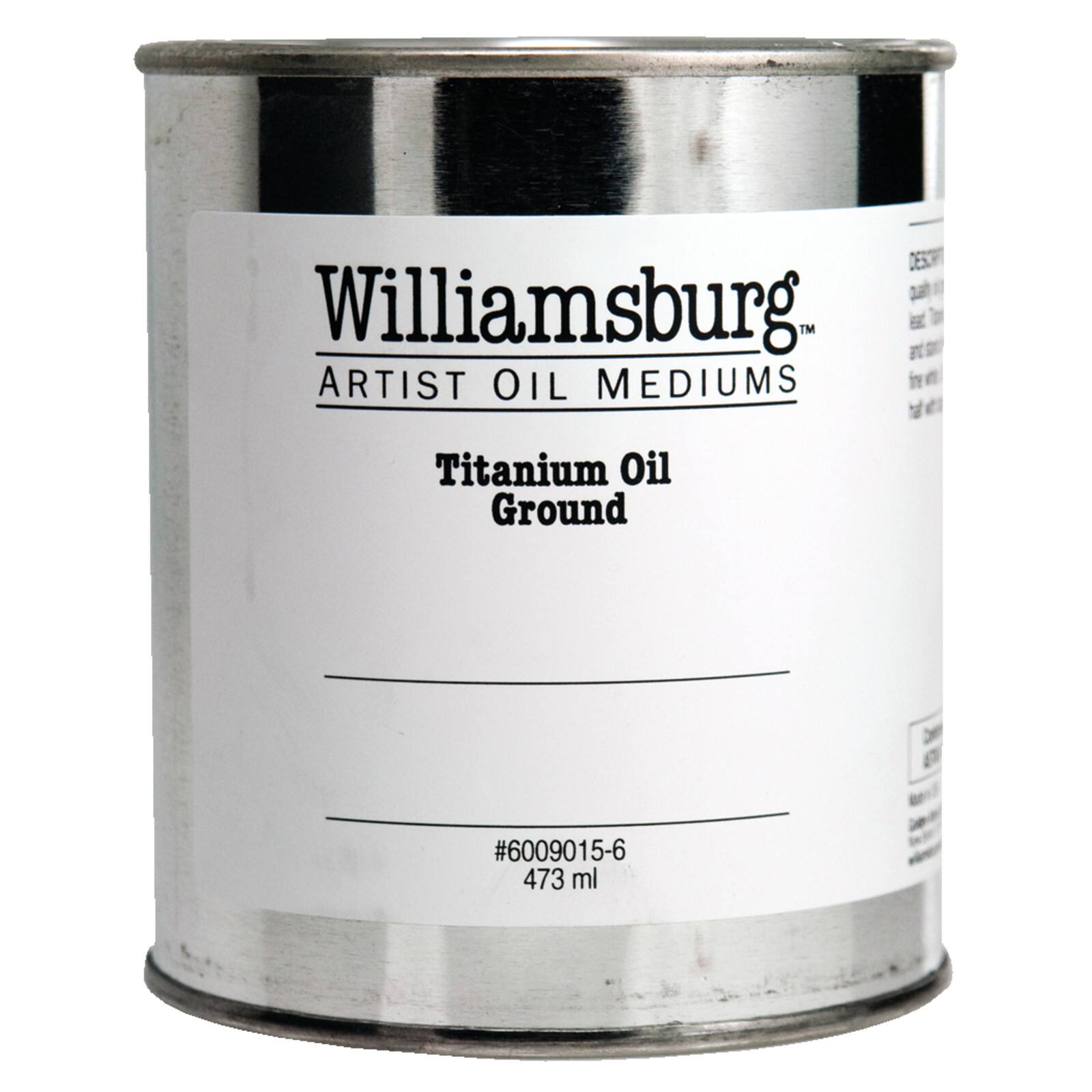 Williamsburg® Artist Oil Mediums Titanium Oil Ground, 1lb. | Michaels