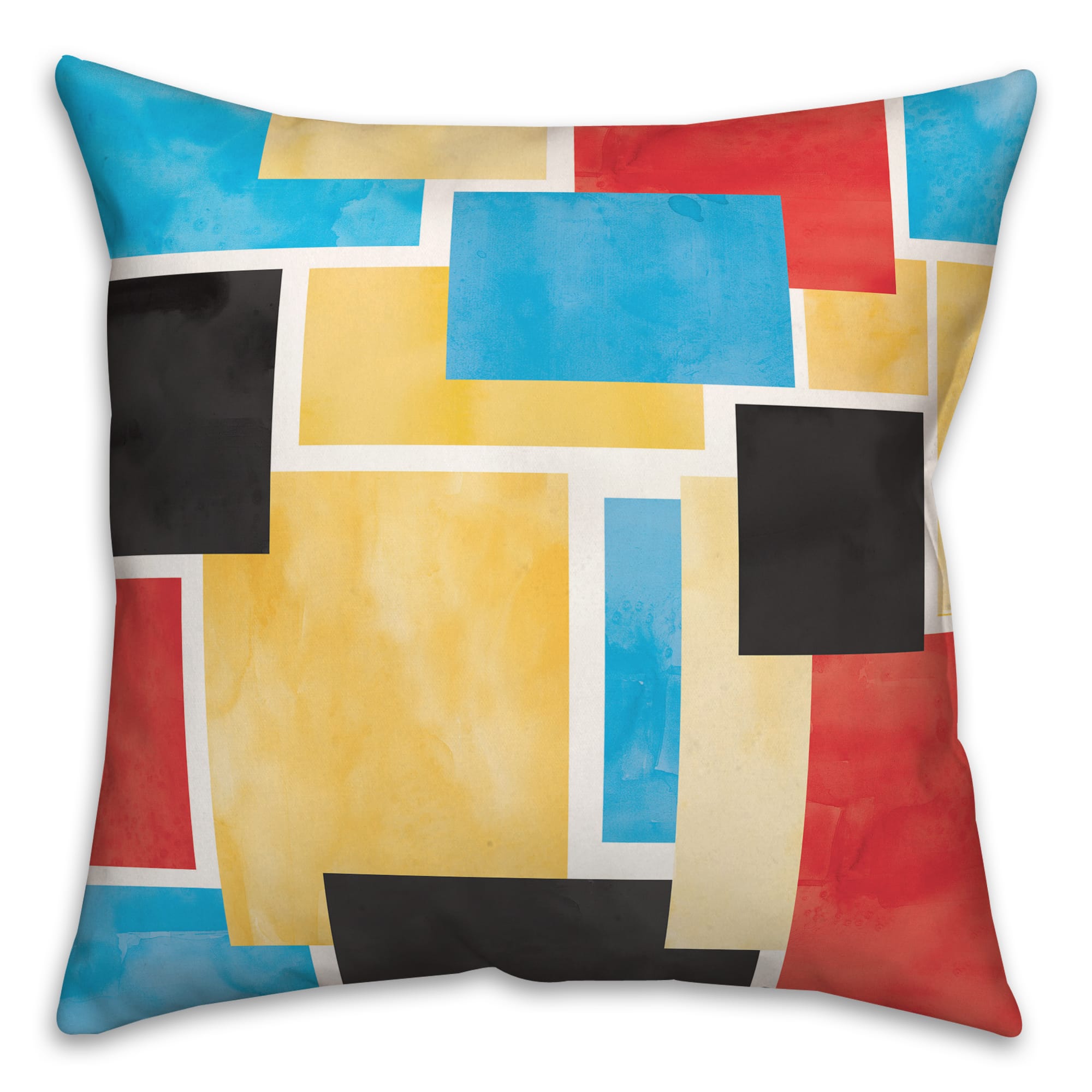 Colorful Primary Abstract II 18" x 18" Throw Pillow | Michaels