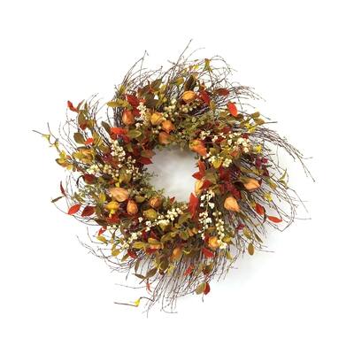 20" Cape Gooseberry Wreath | Michaels