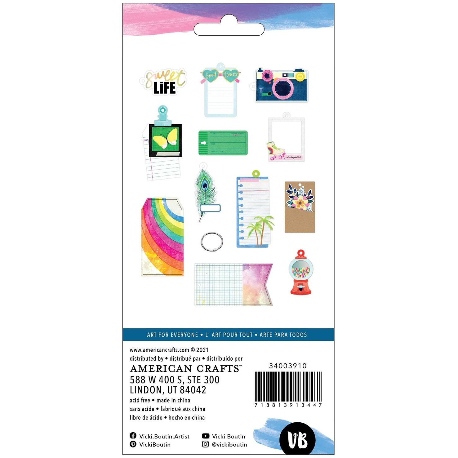 Vicki Boutin Sweet Rush Tag Mini Journal Die Cut Tags | Michaels