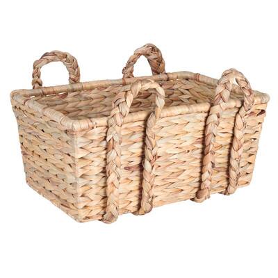 Household Essentials Wicker Storage Basket with Handles | Michaels