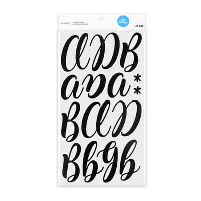 Black Hand Letter Alphabet Stickers by Recollections™ | Michaels