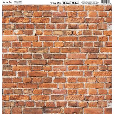 Red Brick Paper by Recollections™, 12" x 12" | Michaels