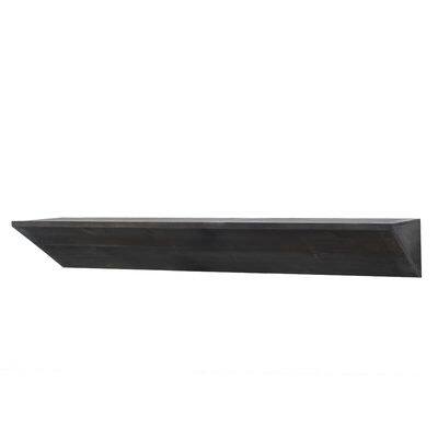 Large Black Wedge Wood Floating Wall Shelf | Michaels