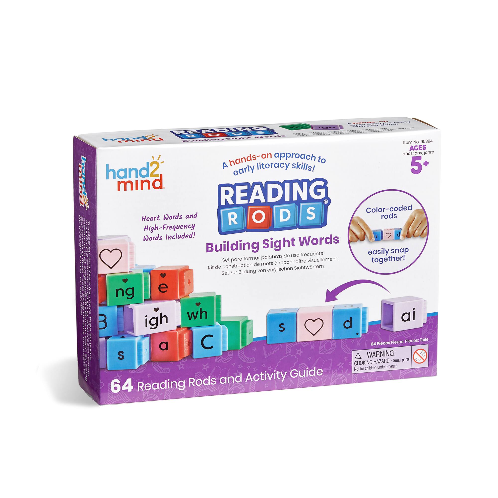 hand2mind Reading Rods® Building Sight Words Set | Michaels