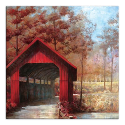 Covered Bridge Canvas Wall Art | Michaels