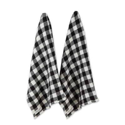 DII® Checker Washed Waffle Dish Towels, 2ct. | Michaels