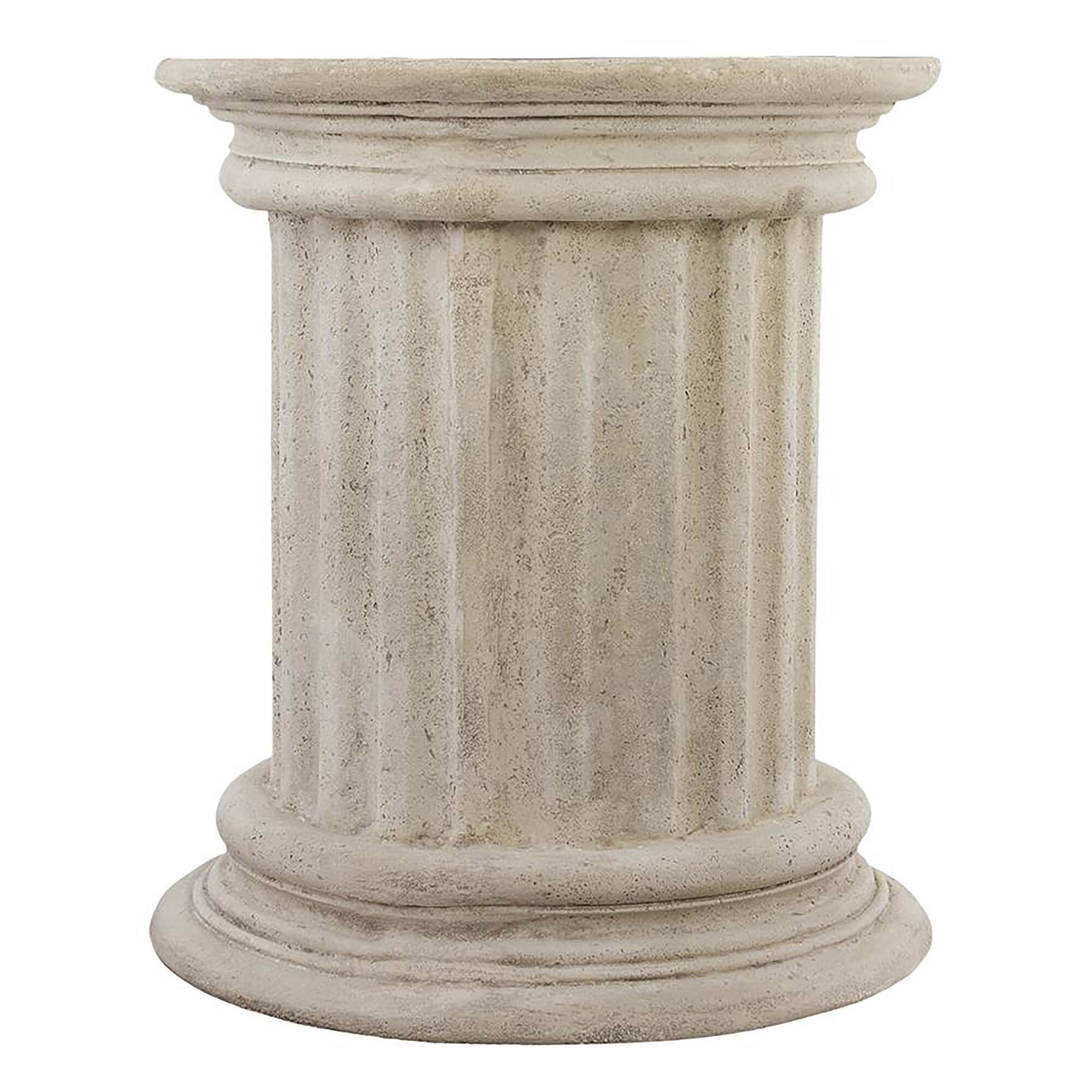 Design Toscano 18" Roman Doric Column Classical Fluted Architectural ...