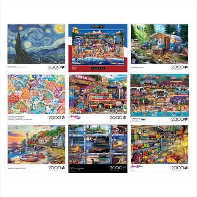 Assorted Art & Photo 2,000 Piece Puzzle | Michaels