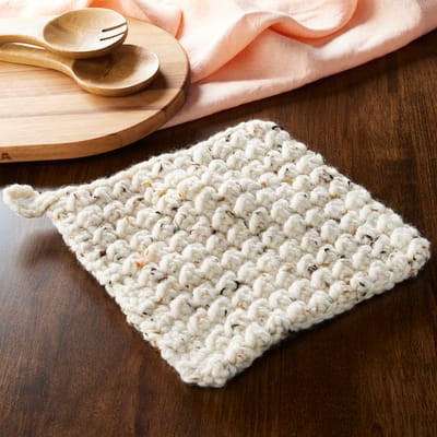 Loops & Threads® Charisma™ Tweed Crochet Trivet | Projects | Michaels