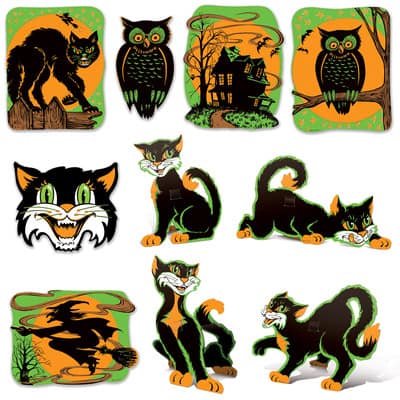 Beistle Vintage Halloween Fluorescent Cutouts | Michaels