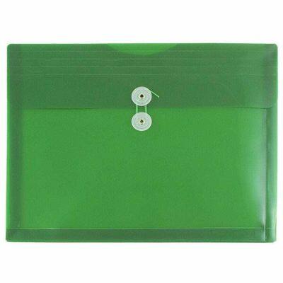 JAM Paper Booklet Plastic Envelopes with Button and String Closure, 108ct. | Michaels