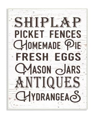 Stupell Industries The Best Rustic Things Farmhouse Wall Plaque | Michaels