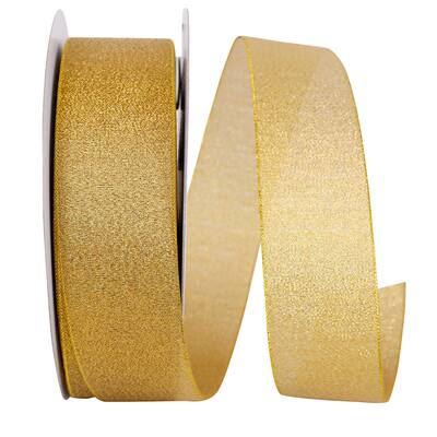 Reliant 1.5" x 50yd. Metallic Sparkle Shimmer Lame Ribbon | Michaels