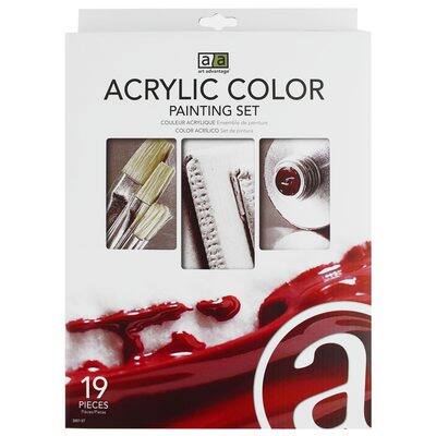 Art Advantage® 12-Color Mini Acrylic Paint Set | Michaels