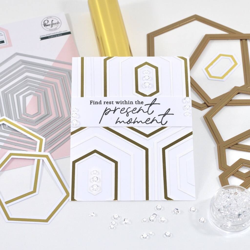 Pinkfresh Studio Nested Hexagons Die Set | Michaels