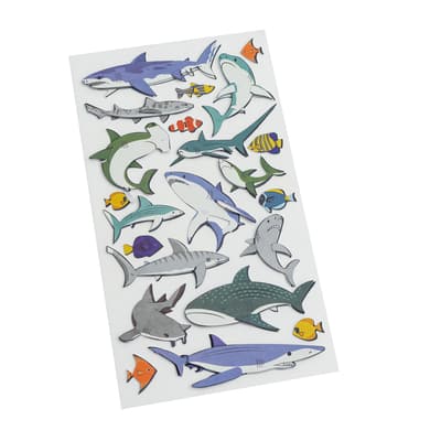 Buy in Bulk - 12 Pack: Shark Stickers by Recollections™ | Michaels