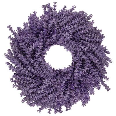 Purple Lavender Artificial Floral Spring Wreath | Michaels