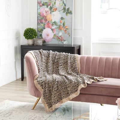 Bernat® Crushed Velvet™ Two Tone Knit Blanket | Projects | Michaels