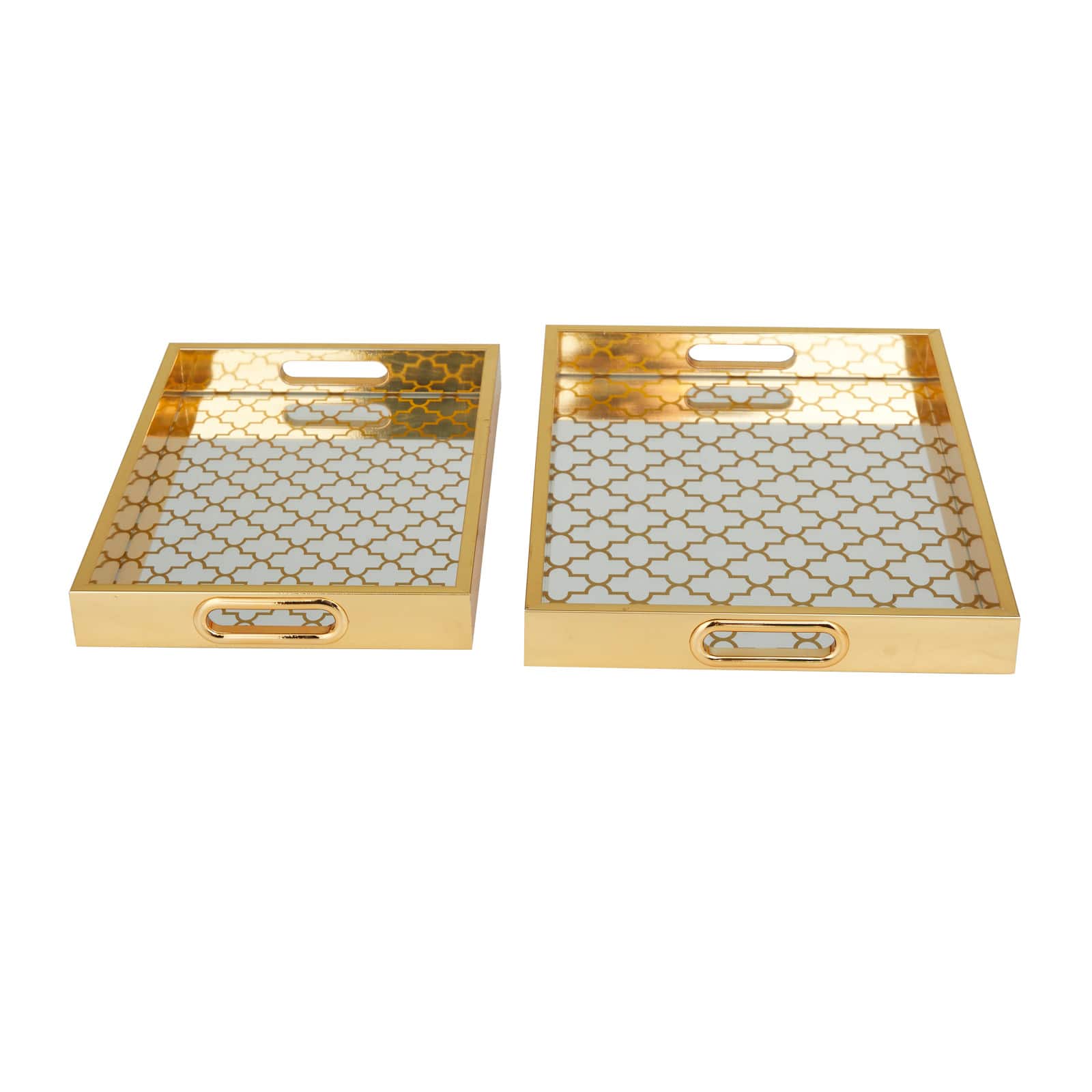 Gold Honeycomb Plastic Glam Tray Set | Michaels