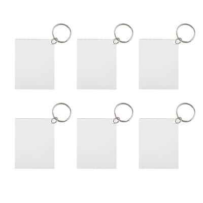2.5" Rectangle Acrylic Keychains, 6ct. by Make Market® | Michaels