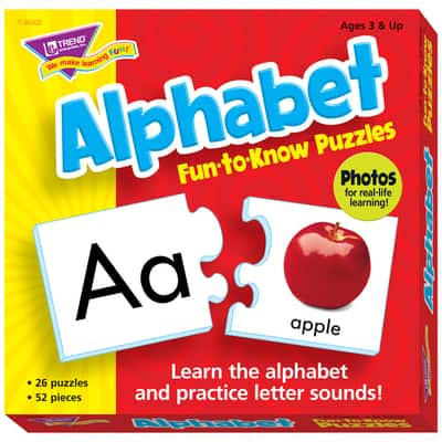Trend Enterprises® Alphabet Fun-to-Know Puzzles | Michaels