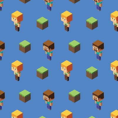 Mojang Minecraft Alex & Steve Cotton Fabric | Michaels