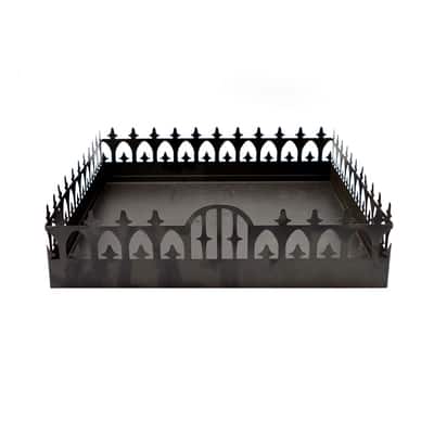 12" Black Metal Cemetery Tray by Ashland® | Michaels