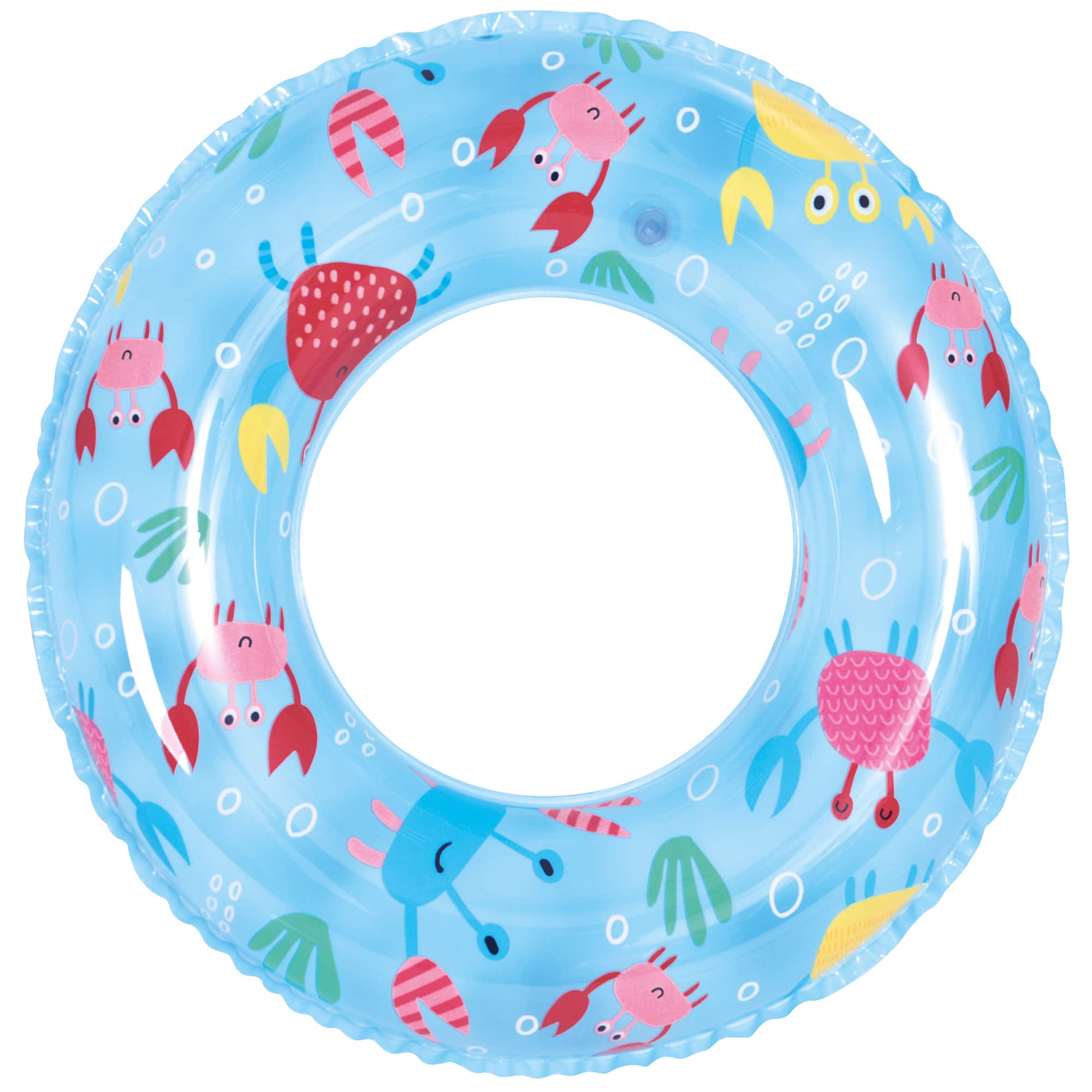 24" Cute Crustaceans Inflatable Inner Tube Ring Float | Michaels