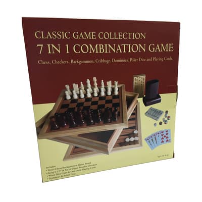 Classic Game Collection 7-in-1 Combination Game Set | Michaels