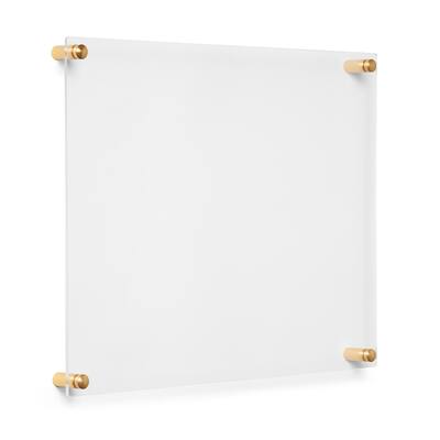 Cool Modern Clear Acrylic Float Frame with Gold Hardware | Michaels