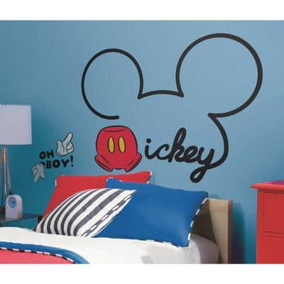 Roommates Mickey Mouse All About Mickey Peel Stick Giant Wall Decals