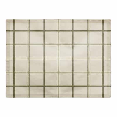 Green & Cream Check Cotton Twill Placemat | Michaels