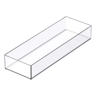 12" x 4" Clear Stacking Storage Tray by Simply Tidy™ | Michaels