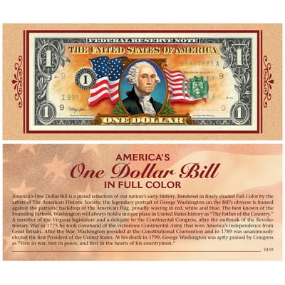 Colorized $1 Bill | Michaels