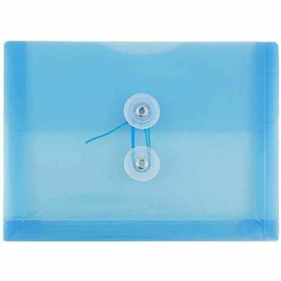 JAM Paper 5.25" x 7.5" Booklet Plastic Envelopes with Button and String Closure, 24ct. | Michaels