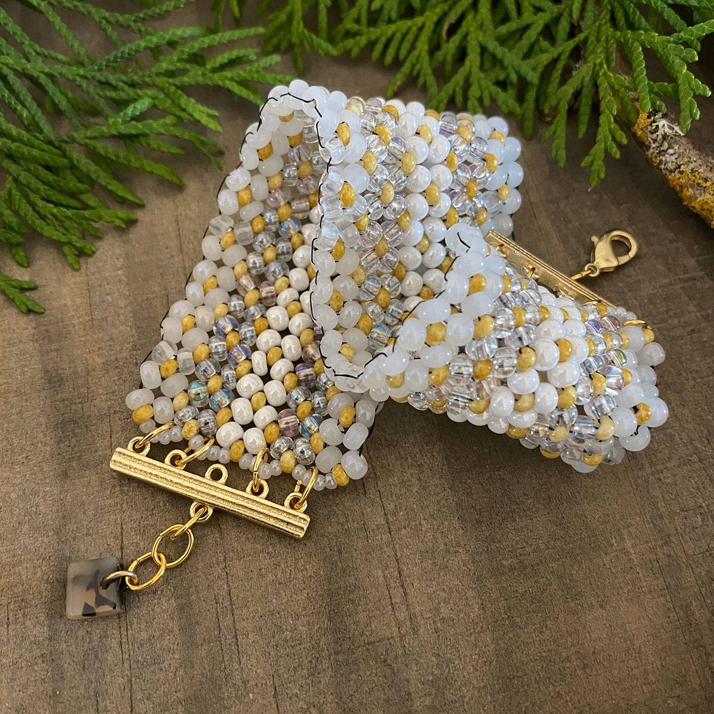Natural Colors Lattice Bracelet | Michaels Natural Colors Lattice Bracelet | Michaels