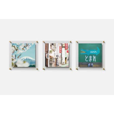 Wexel Art Gallery Wall Double Panel Acrylic Floating Frames Set of 3 | Michaels