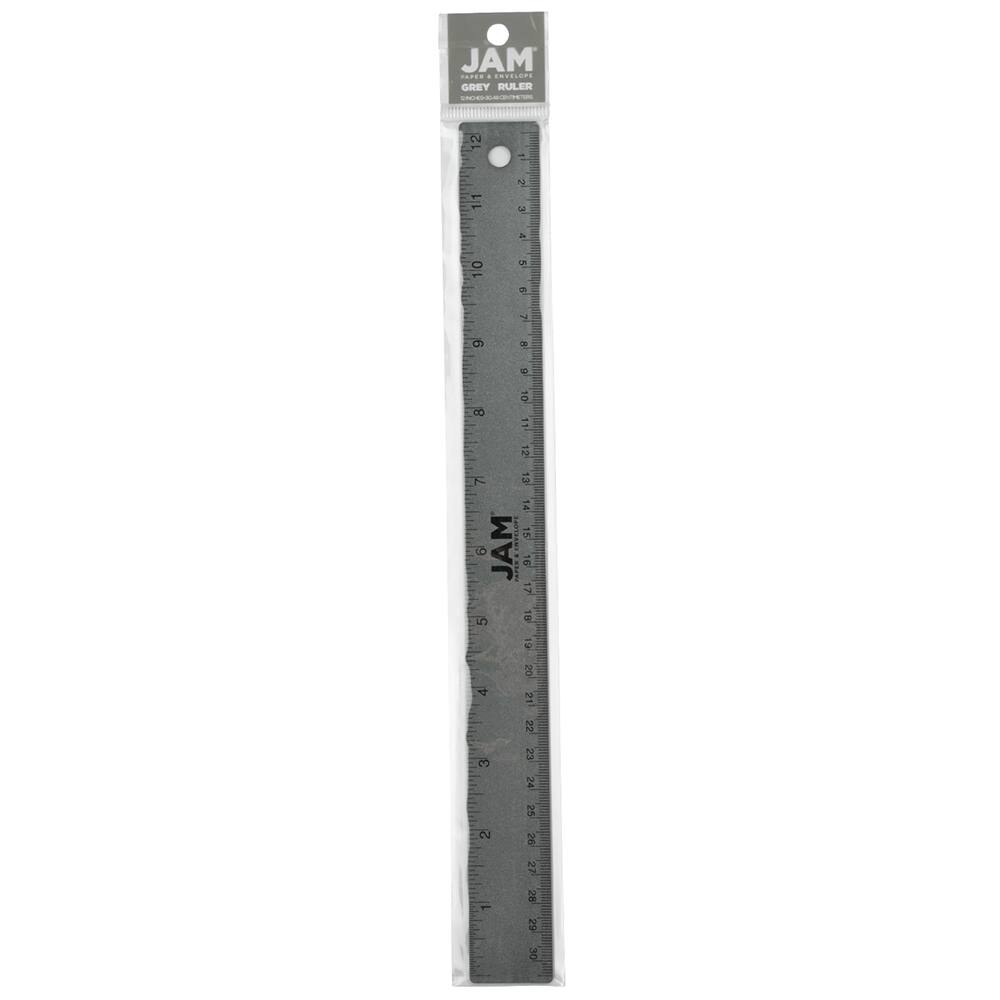 JAM Paper Metallic Stainless Steel Rulers, 12ct. | Rulers | Michaels