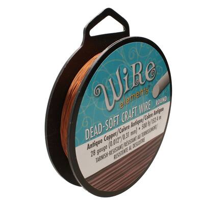 The Beadsmith® Wire Elements™ 28 Gauge Tarnish Resistant Soft Temper ...