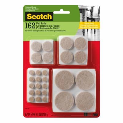 Scotch™ Round Self-Adhesive Felt Pads Value Pack | Michaels