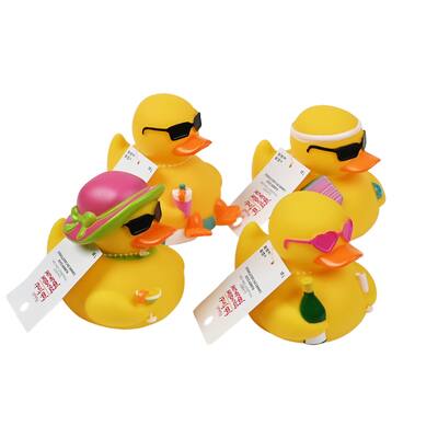 Assorted 4" Cocktail Rubber Duck, 1pc. by Fab Finds | Michaels