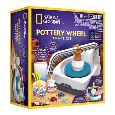 National Geographic™ Pottery Wheel Craft Kit | Michaels