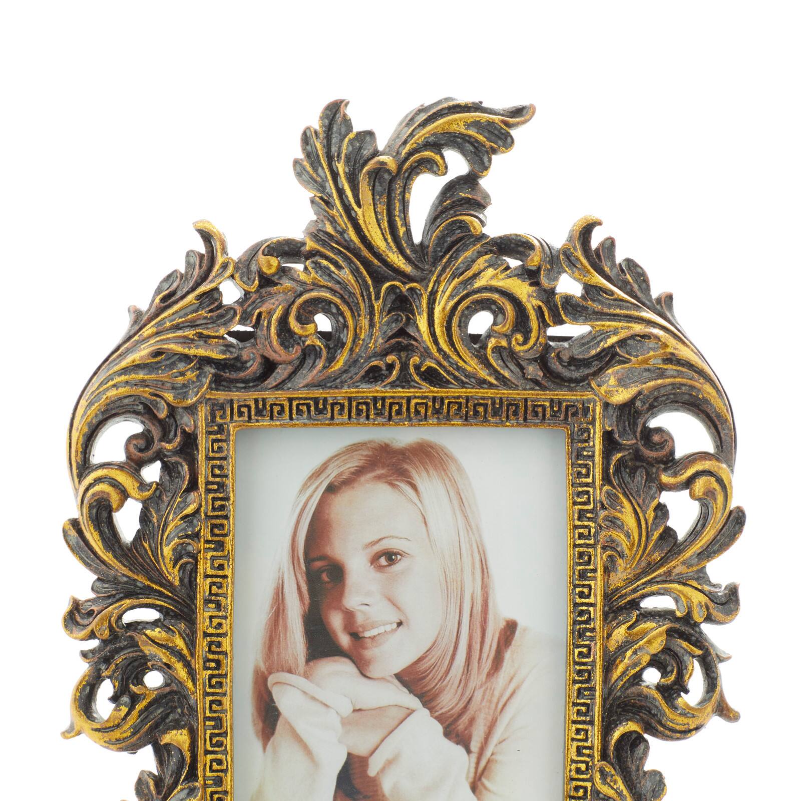3 Pack Brass Polystone Traditional Photo Frames | Michaels