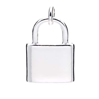 Silver Plated Lock Charm by Bead Landing™ | Michaels