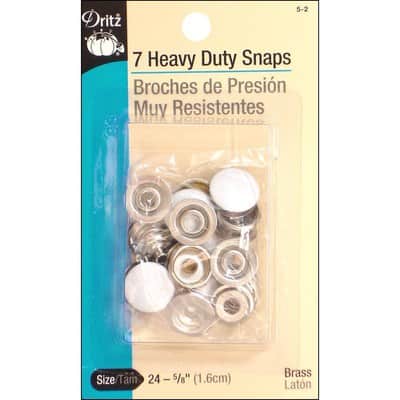 Dritz® Size 24 White Heavy Duty Snaps, 7ct. | Michaels