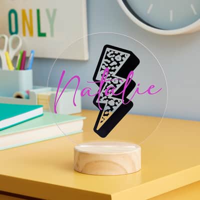 Lightning Bolt LED Acrylic Sign | Projects | Michaels